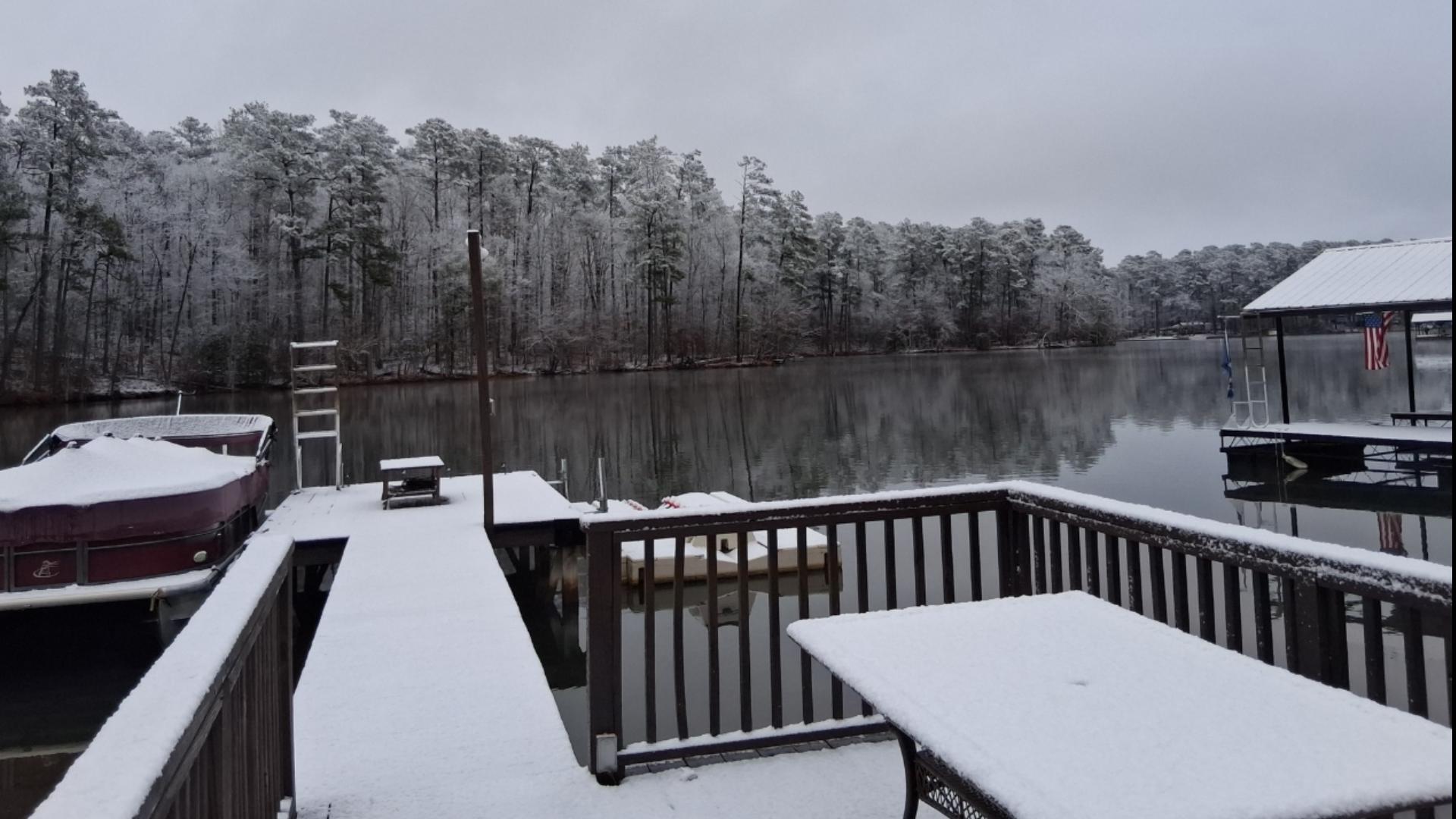 Where did it snow in Georgia on Sunday? Pictures, videos of winter ...