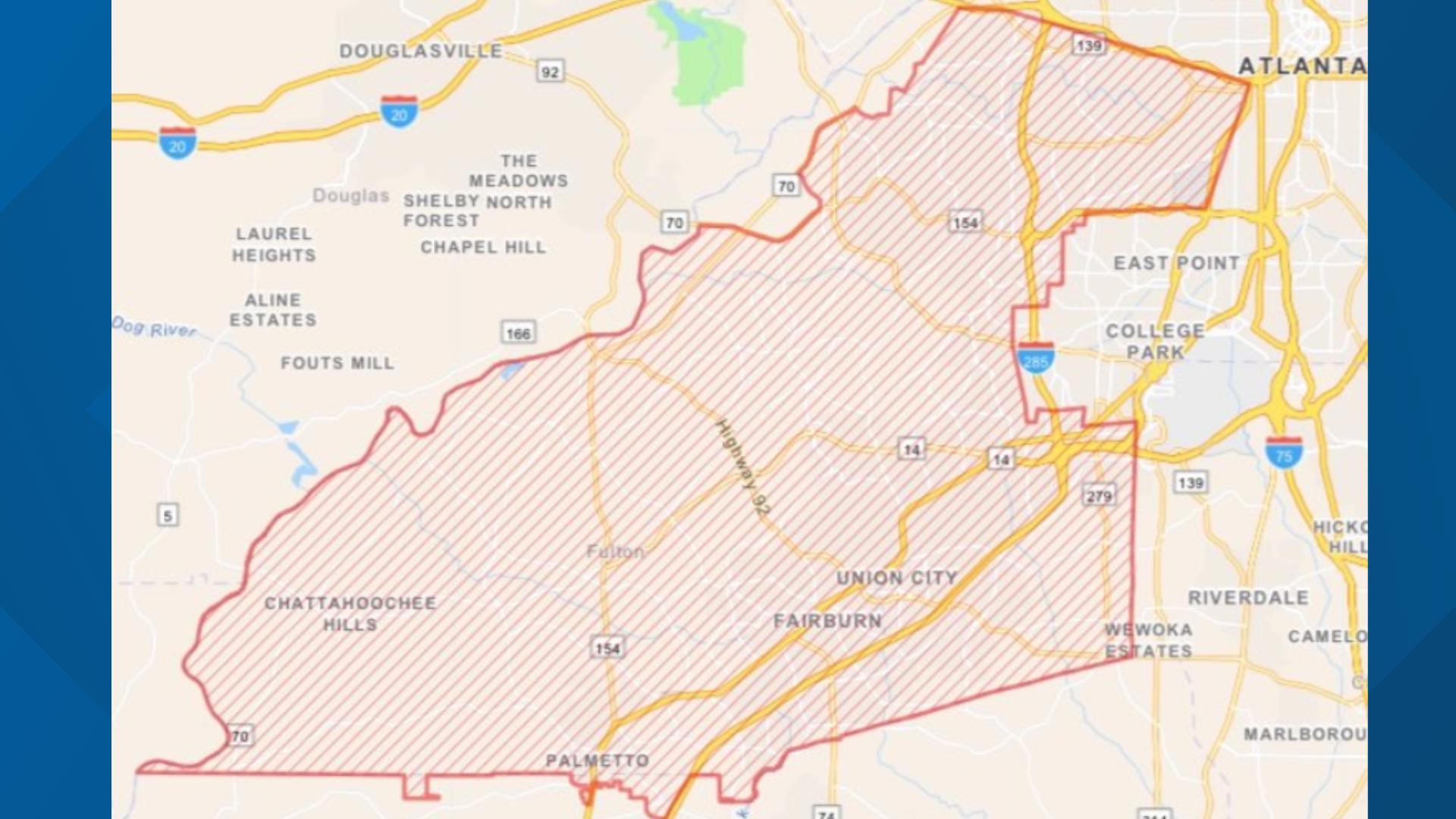 Atlanta Fulton County boil water advisory updates | 11alive.com