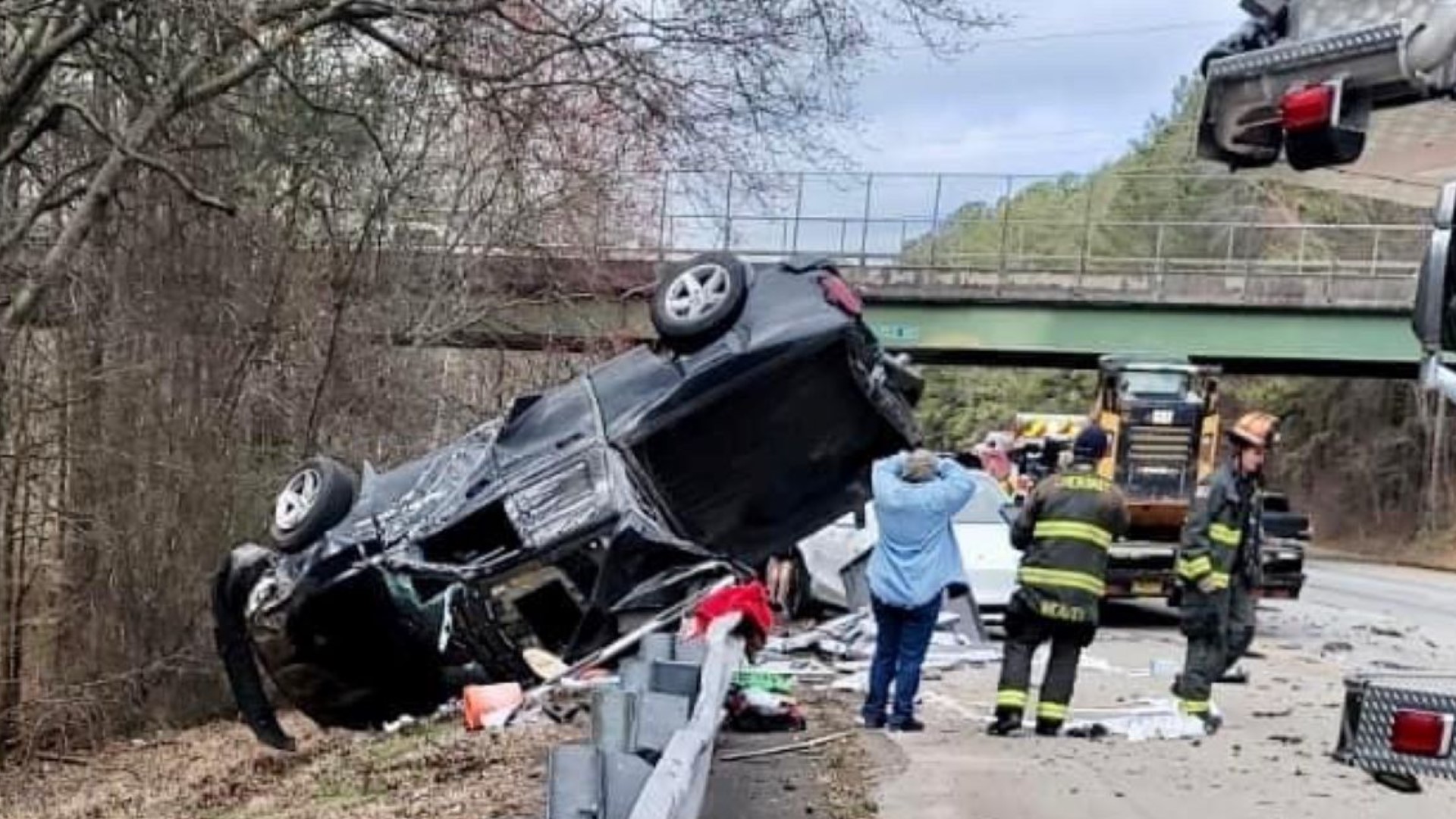 Crash in Cherokee County on Woodstock Road | 11alive.com