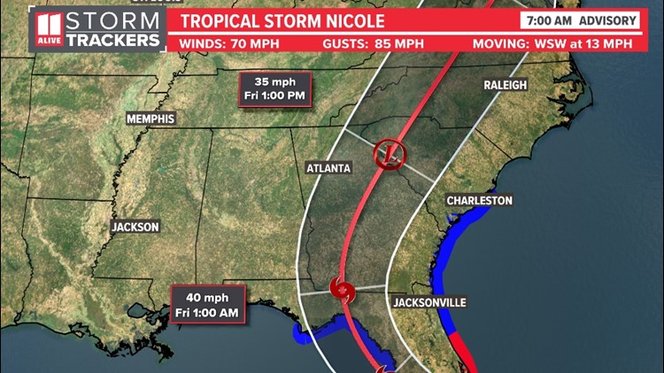 Atlanta weather forecast | Rain and storms expected | 11alive.com