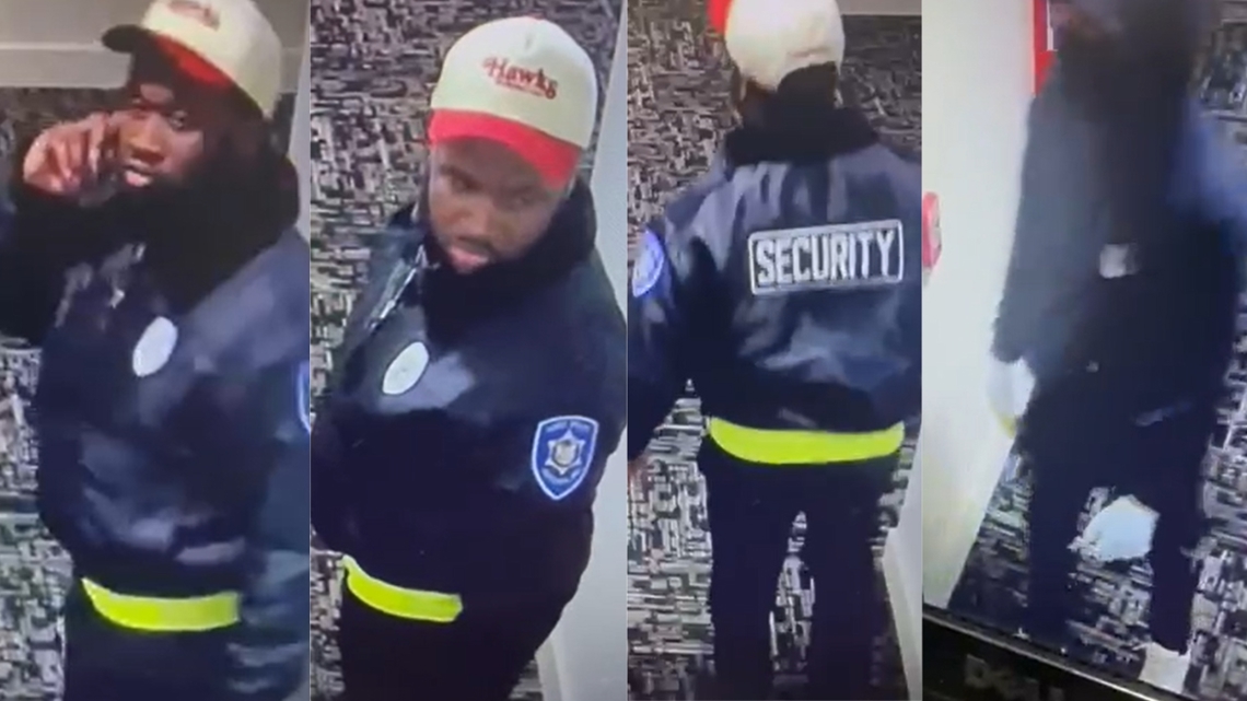 Man wearing security jacket wanted in burglary investigation, Atlanta ...