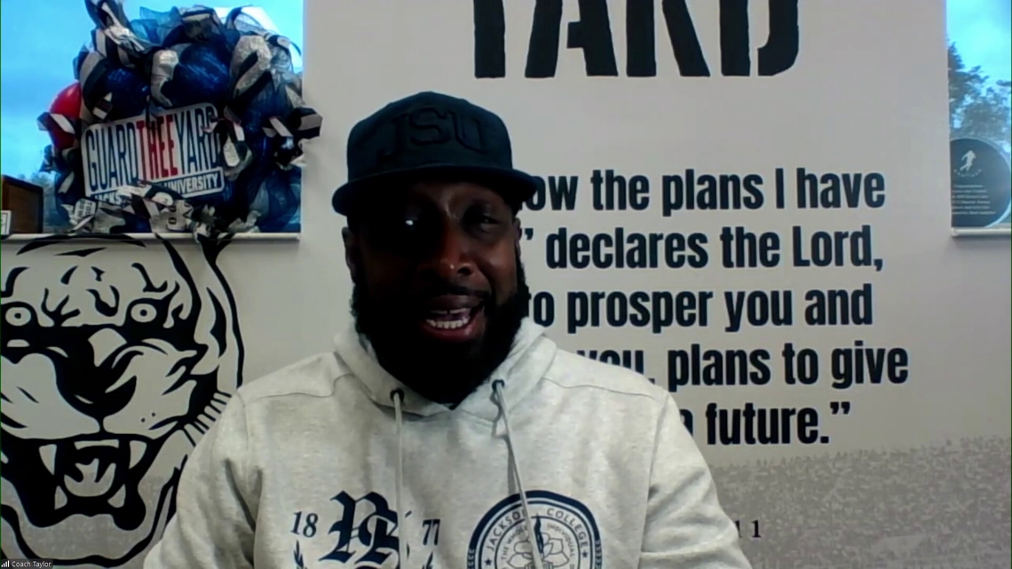 Jackson State head coach TC Taylor speaks ahead of Celebration Bowl in ...