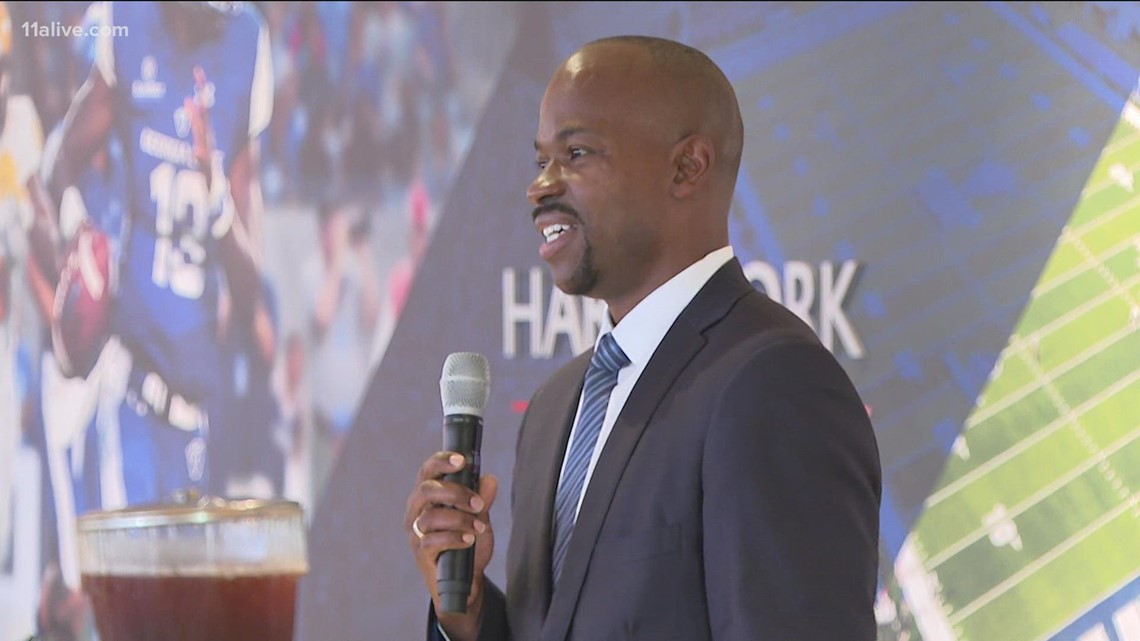 Local fraternity celebrates Georgia State's first Black president ...