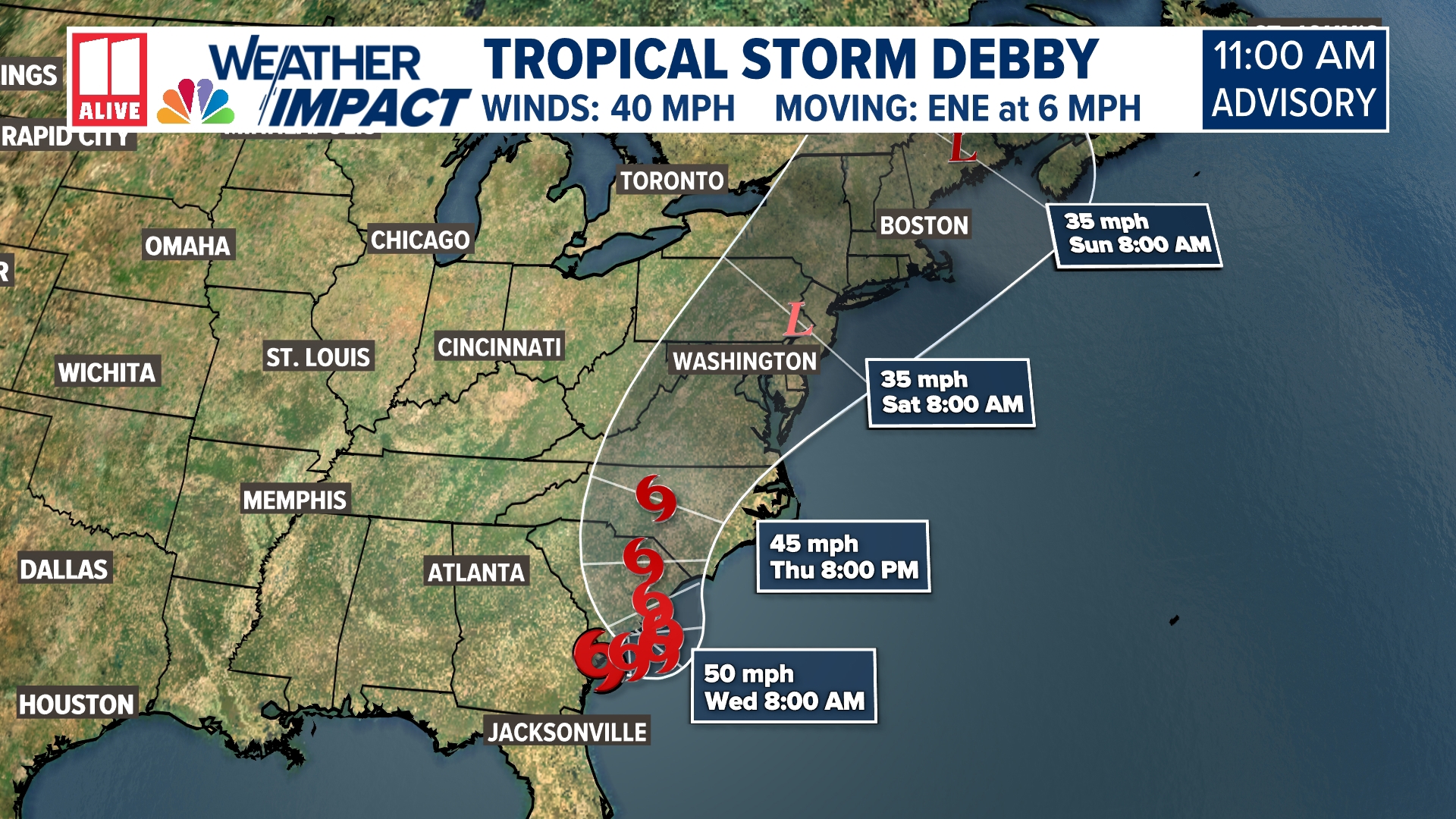 Georgia impacts | Tropical Depression 4 | 11alive.com