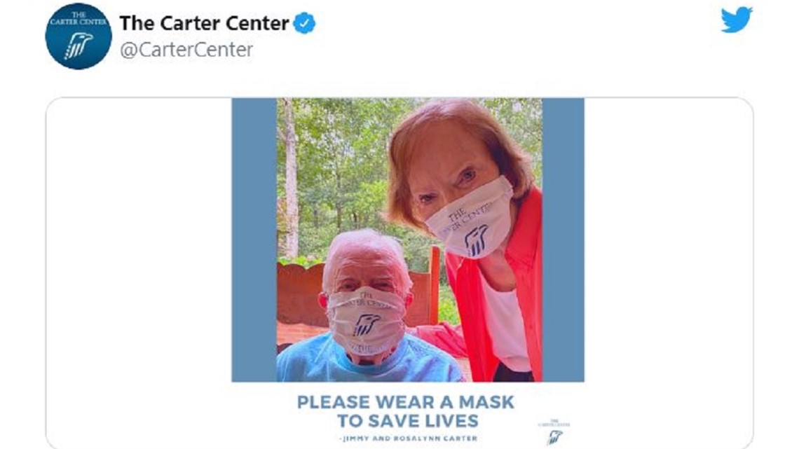 Amid COVID-19: Jimmy Carter and Rosalynn urge mask usage | 11alive.com