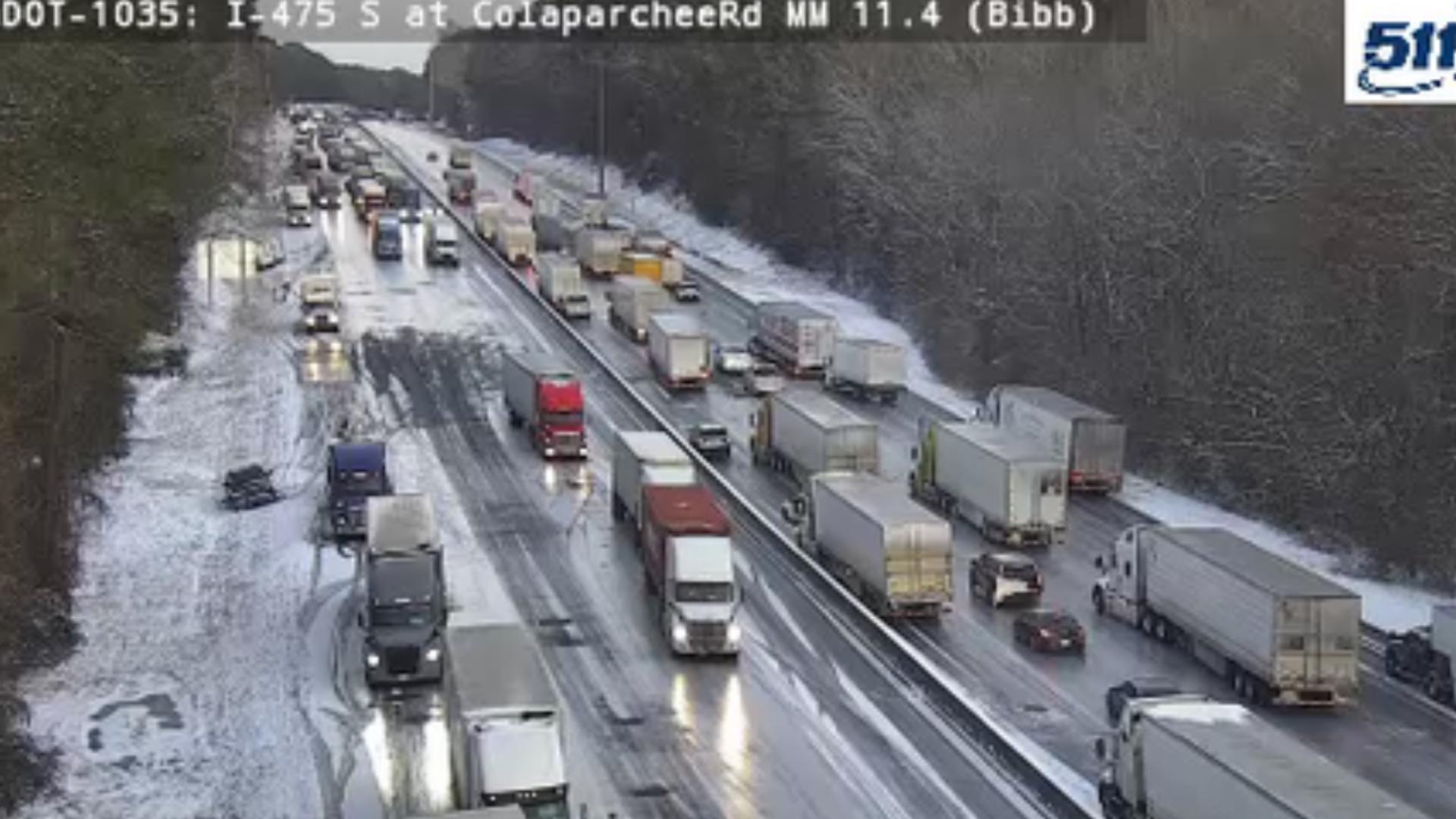I 75 I 95 I 16 ice and snow impacts in Georgia | 11alive.com