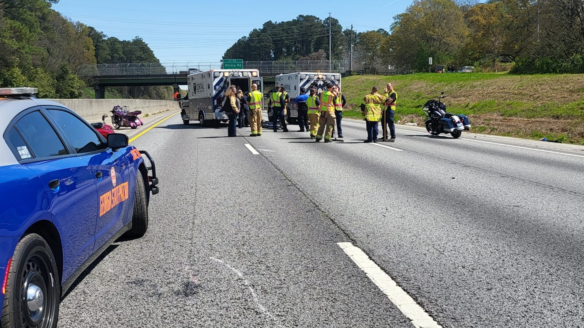 5 motorcycles, car involved in crash | Covington Police | 11alive.com