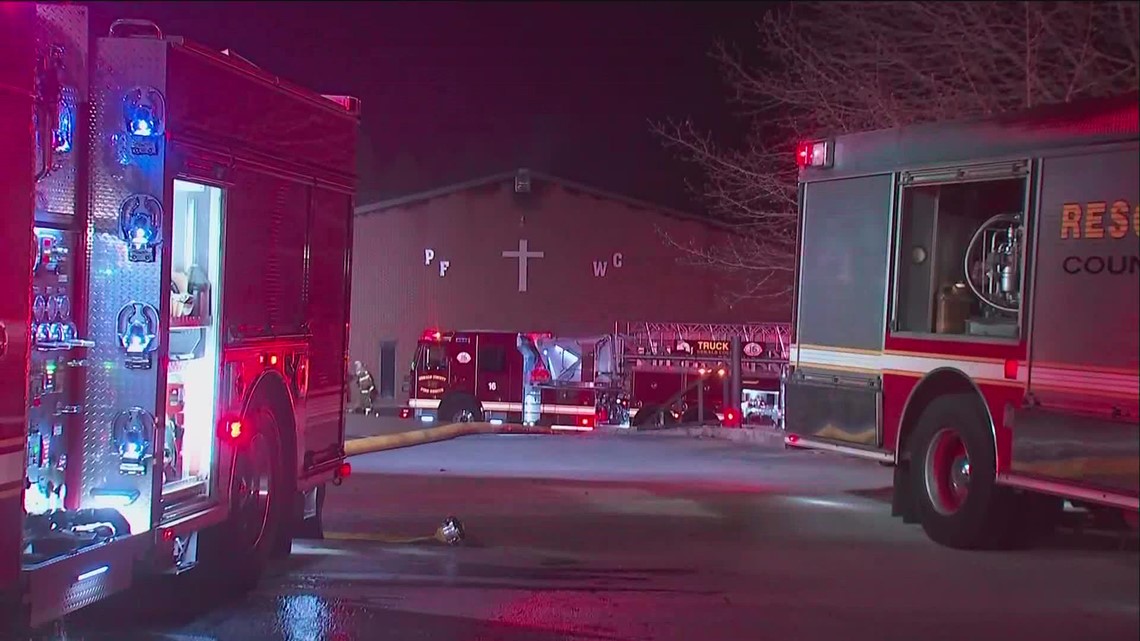 Decatur Church before and after fire | 11alive.com