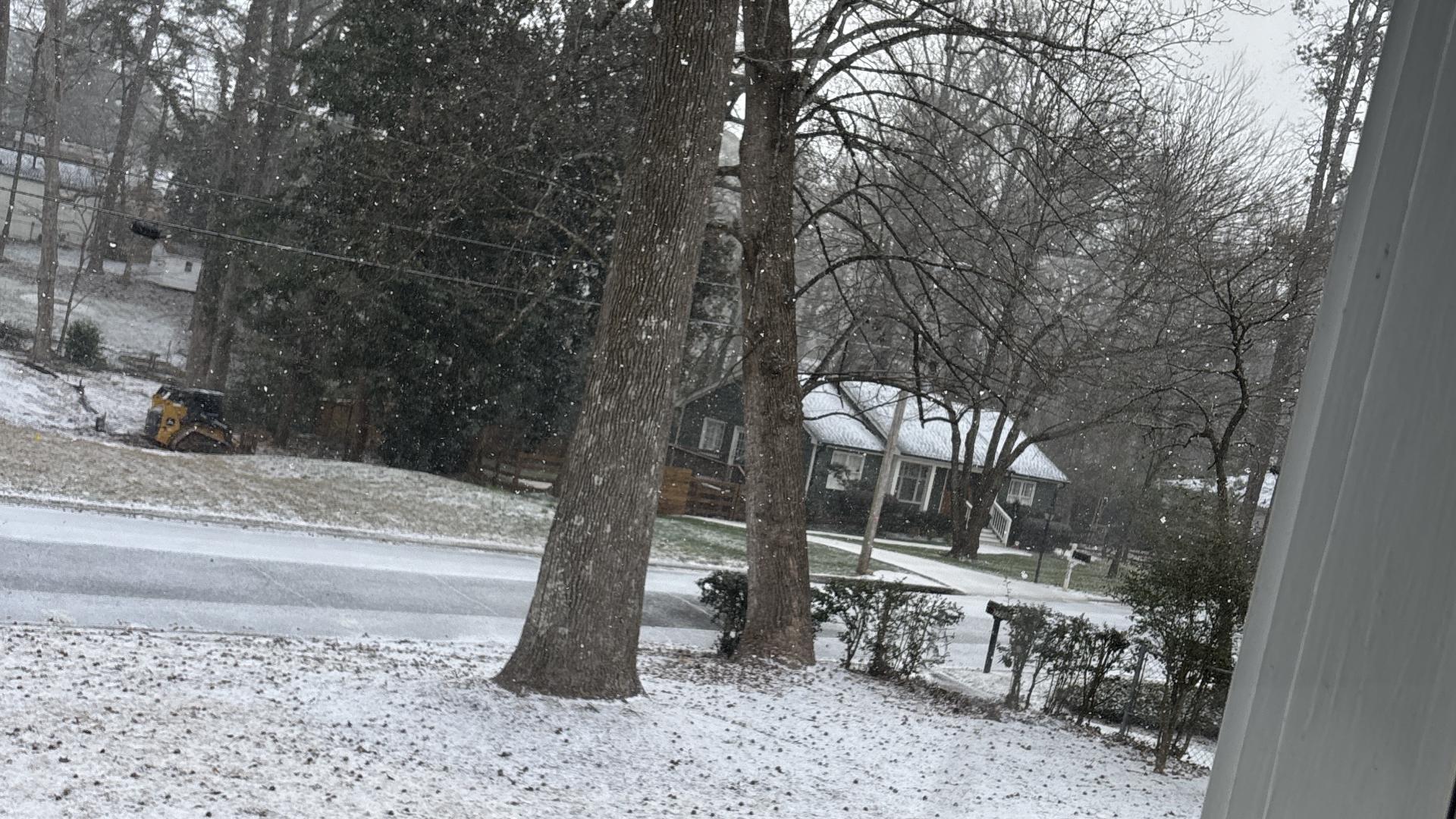 Saturday weather updates: Snow piles up in north Georgia, now making ...