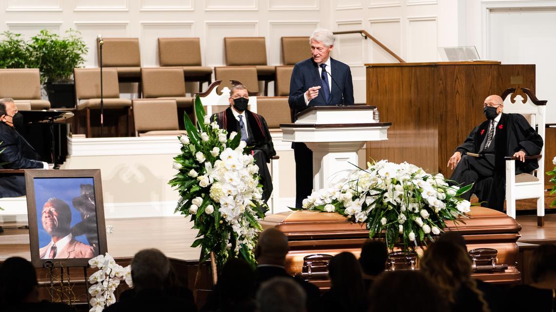 Hank Aaron wife Billye speaks at funeral | 11alive.com
