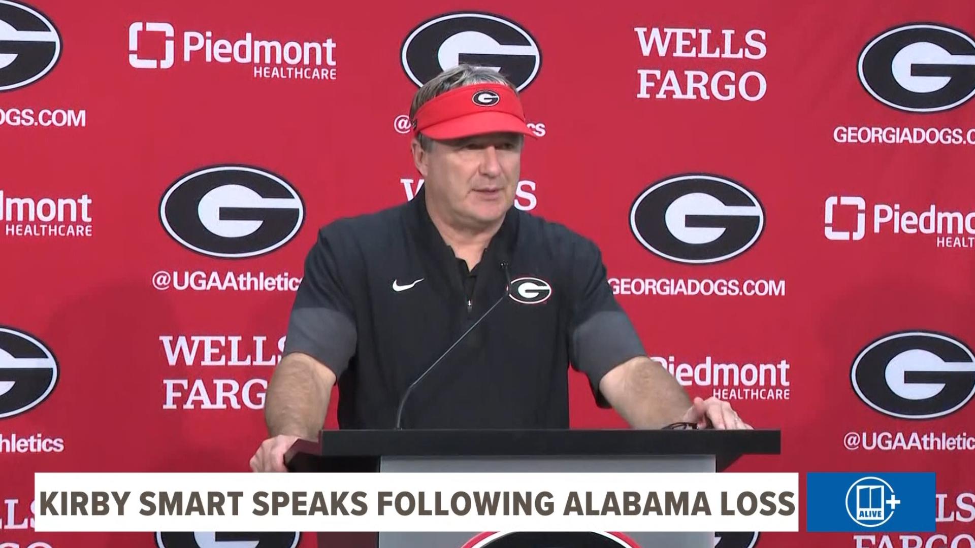 Kirby Smart speaks after Georgia's loss to Alabama | 11alive.com