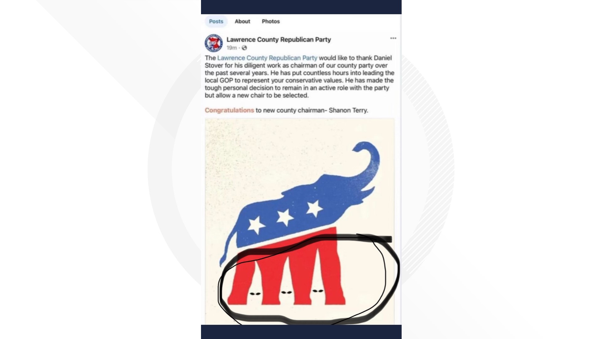 Lawrence County Republican Party apologizes for Facebook post | 11alive.com