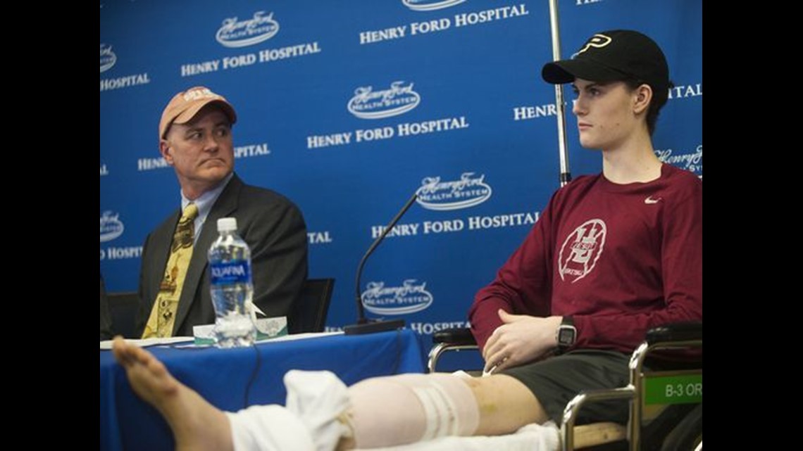 Good Samaritan teen who lost foot makes a promise: 'I will run again ...